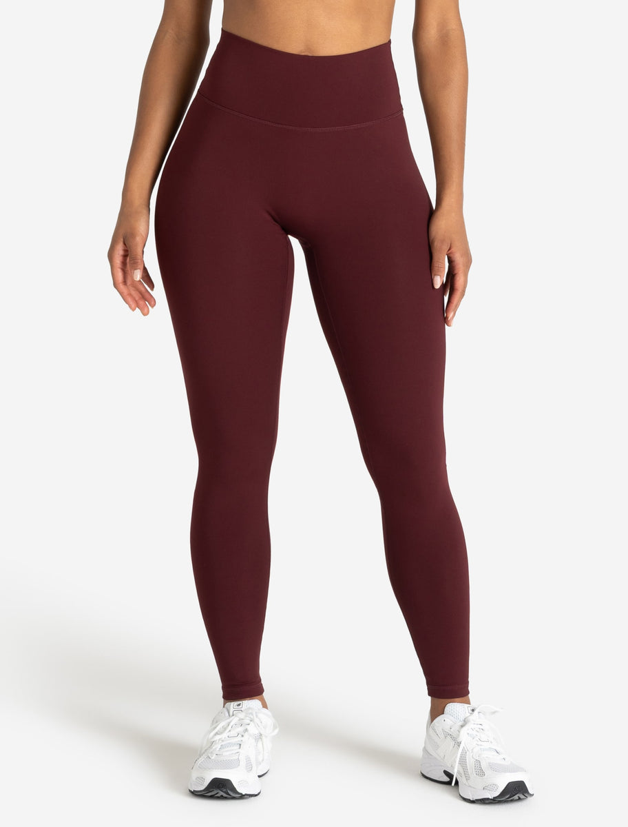 Allure Leggings | Dark Burgundy | Pursue Fitness