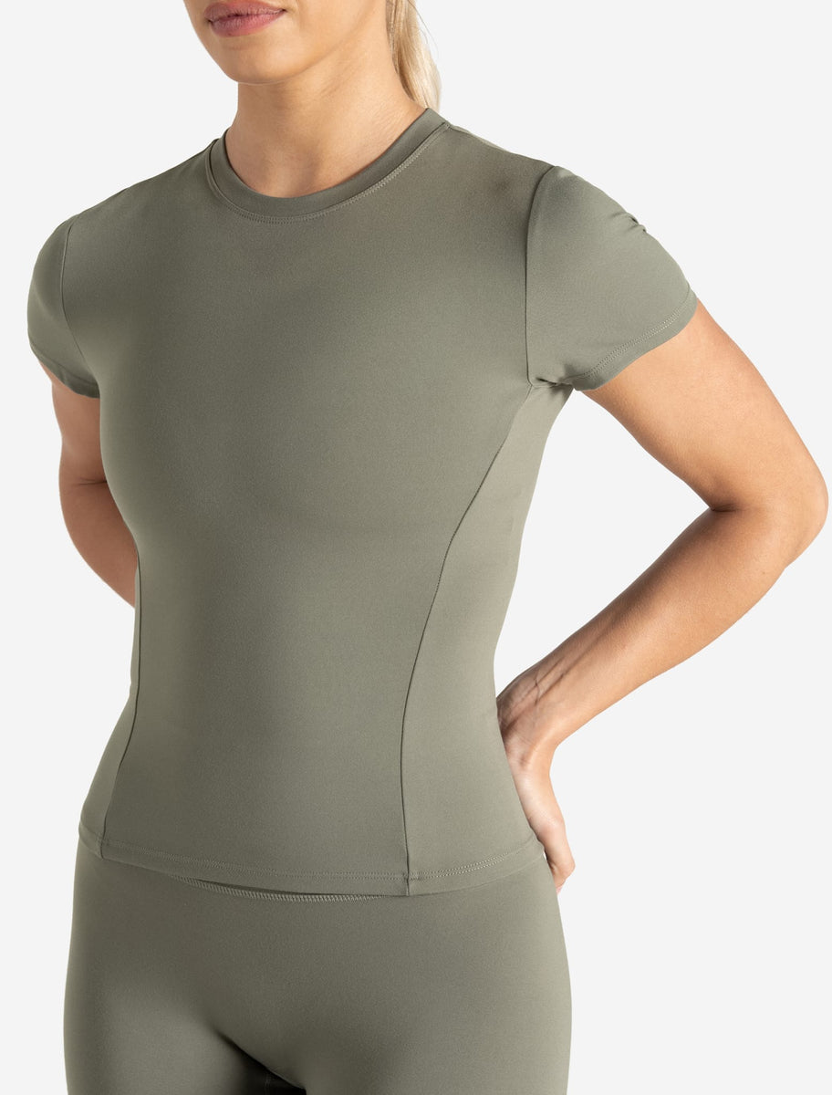 Allure T-Shirt | Dusky Sage | Pursue Fitness