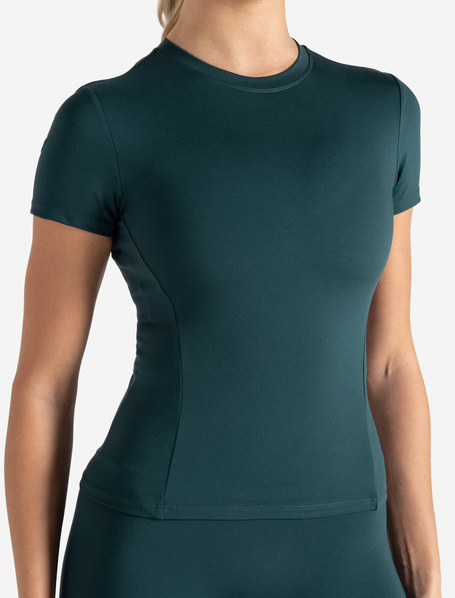 Allure T-Shirt | Marine Teal | Pursue Fitness
