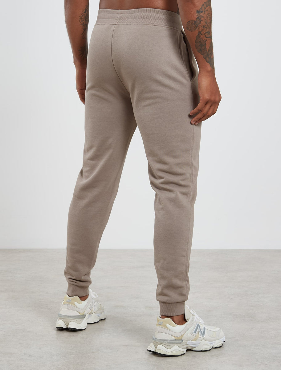 Men's Core Loopback Joggers | Taupe | Pursue Fitness