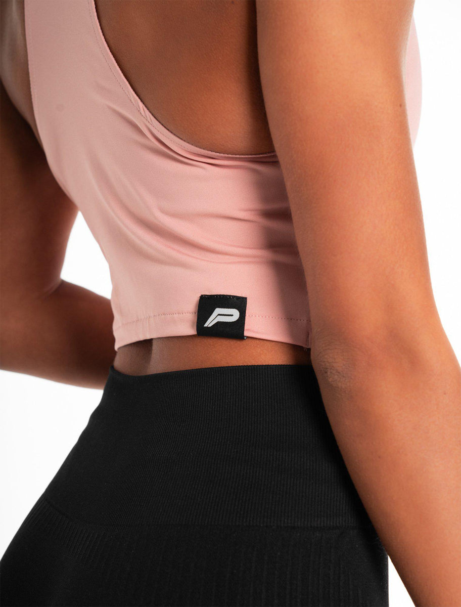 Crossover Vest | Dusky Pink | Pursue Fitness