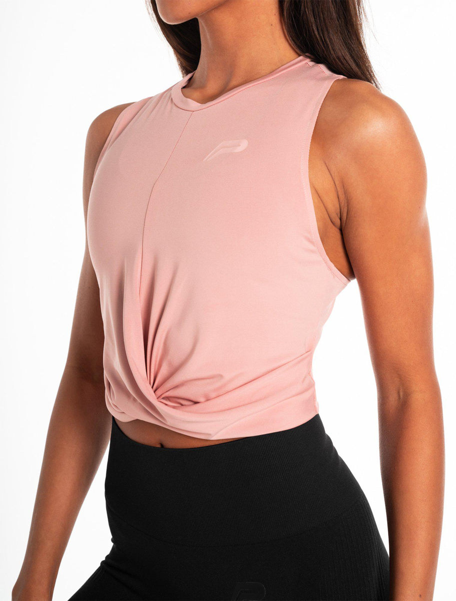 Crossover Vest | Dusky Pink | Pursue Fitness