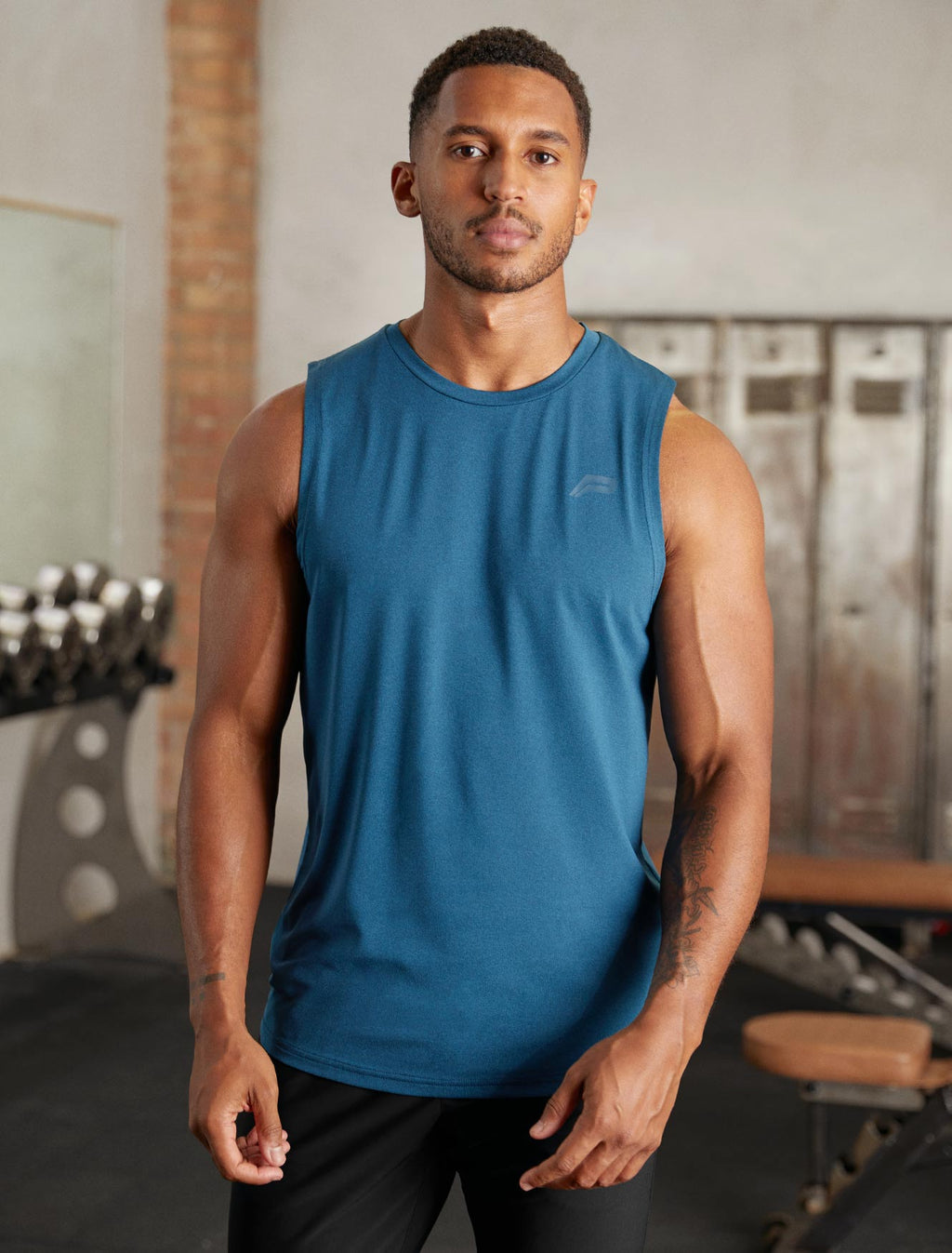 Hybrid Everyday Tank | Blue Marl | Pursue Fitness