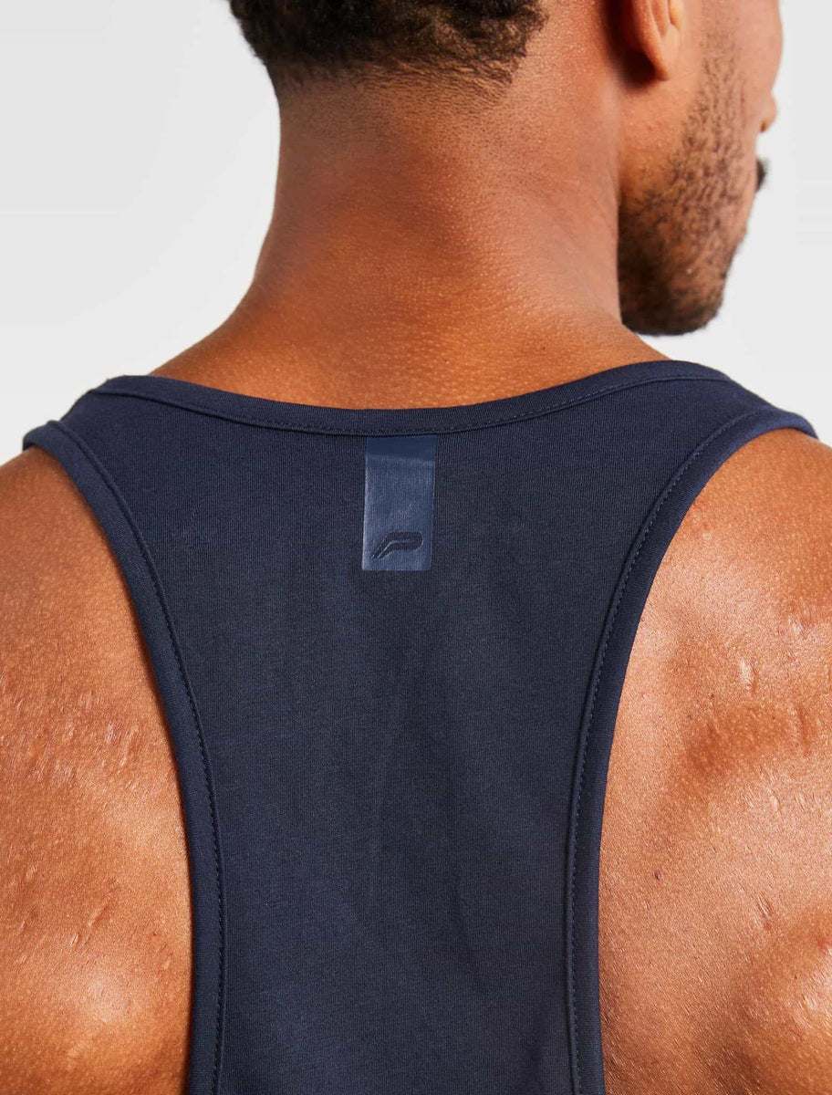 Icon Stringer Vest | Navy | Pursue Fitness