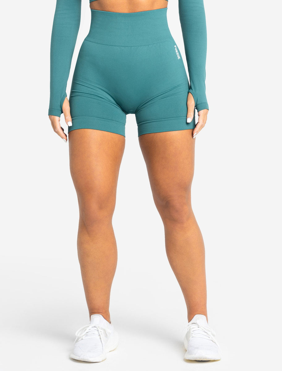 Move Seamless Shorts | Teal | Pursue Fitness