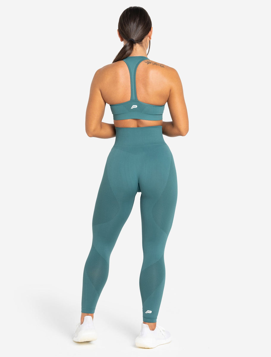 Move Seamless Sports Bra | Teal | Pursue Fitness