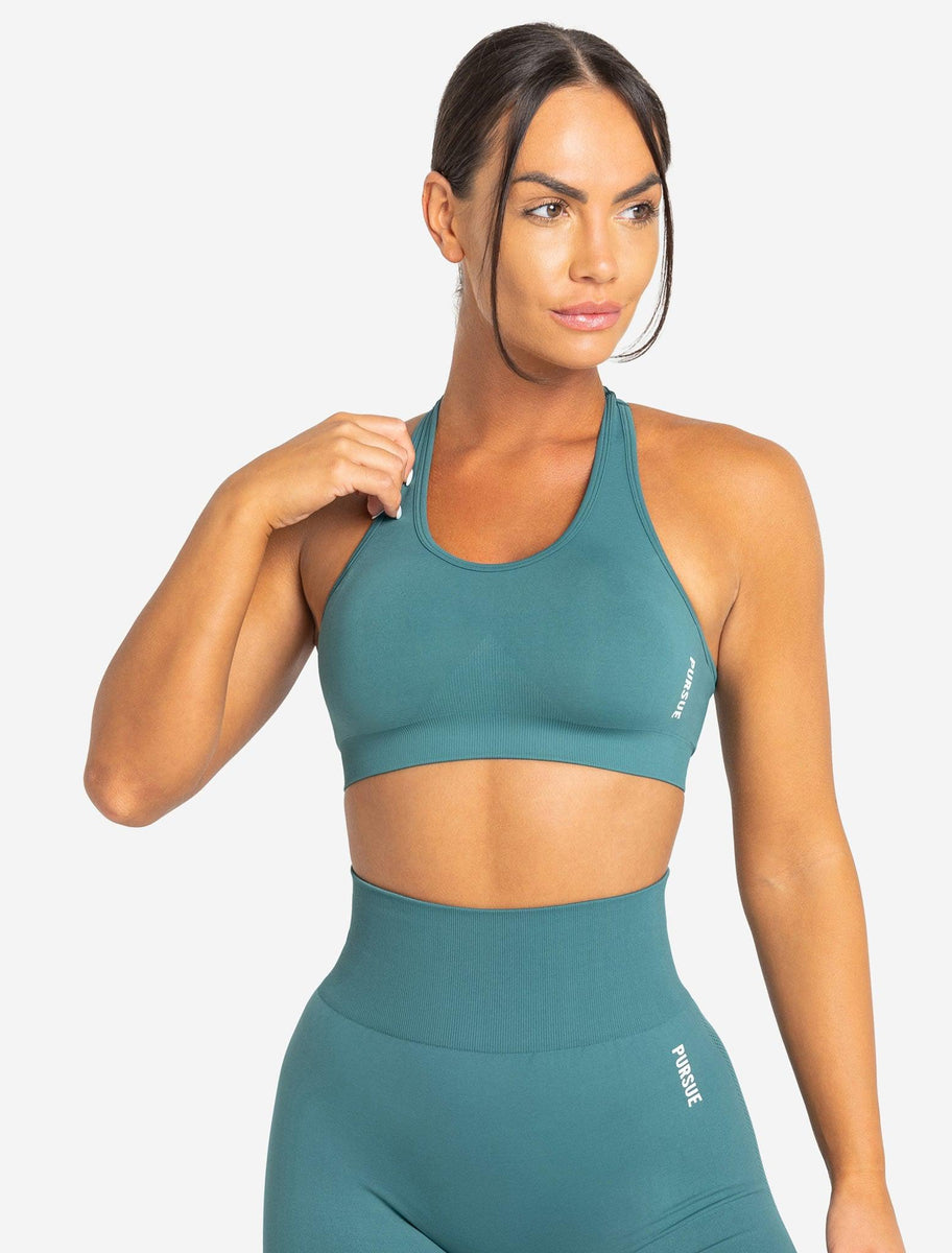 Move Seamless Sports Bra | Teal | Pursue Fitness