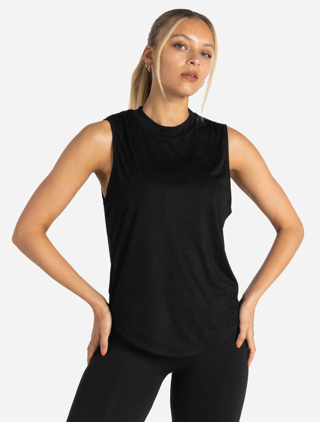 Oversized Graphic Tank | Black | Pursue Fitness