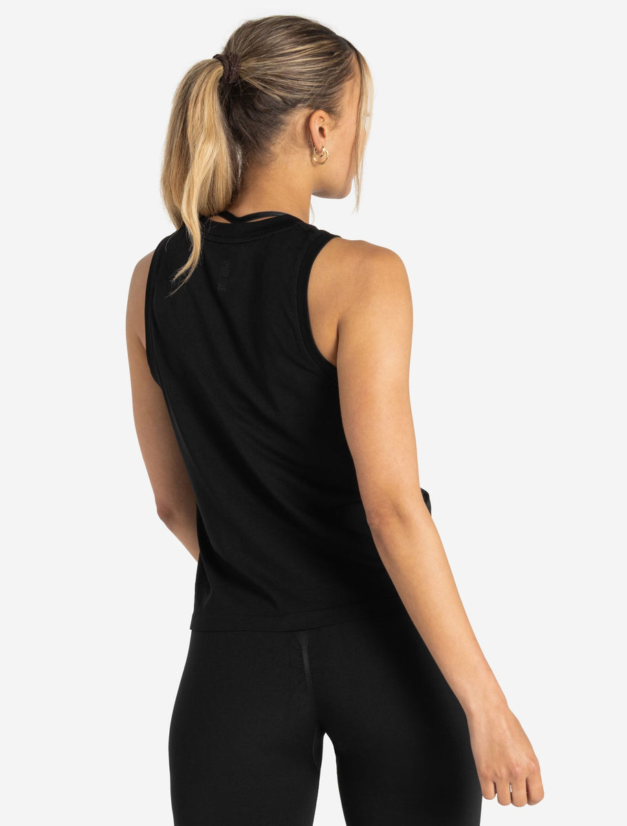 Seamless Tank | Black | Pursue Fitness
