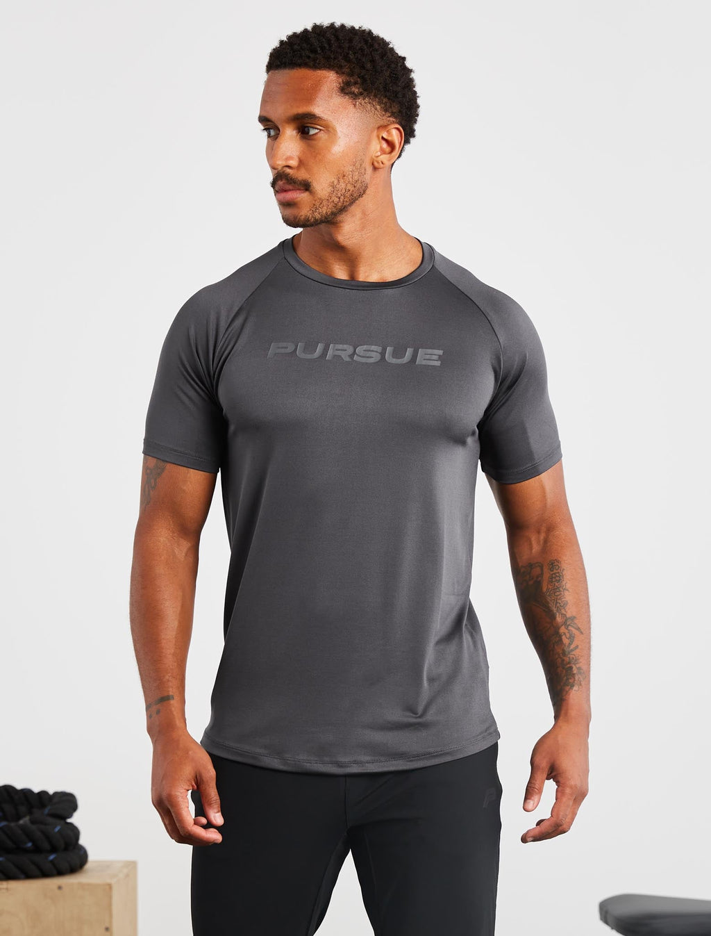 Statement T-Shirt | Onyx Grey | Pursue Fitness