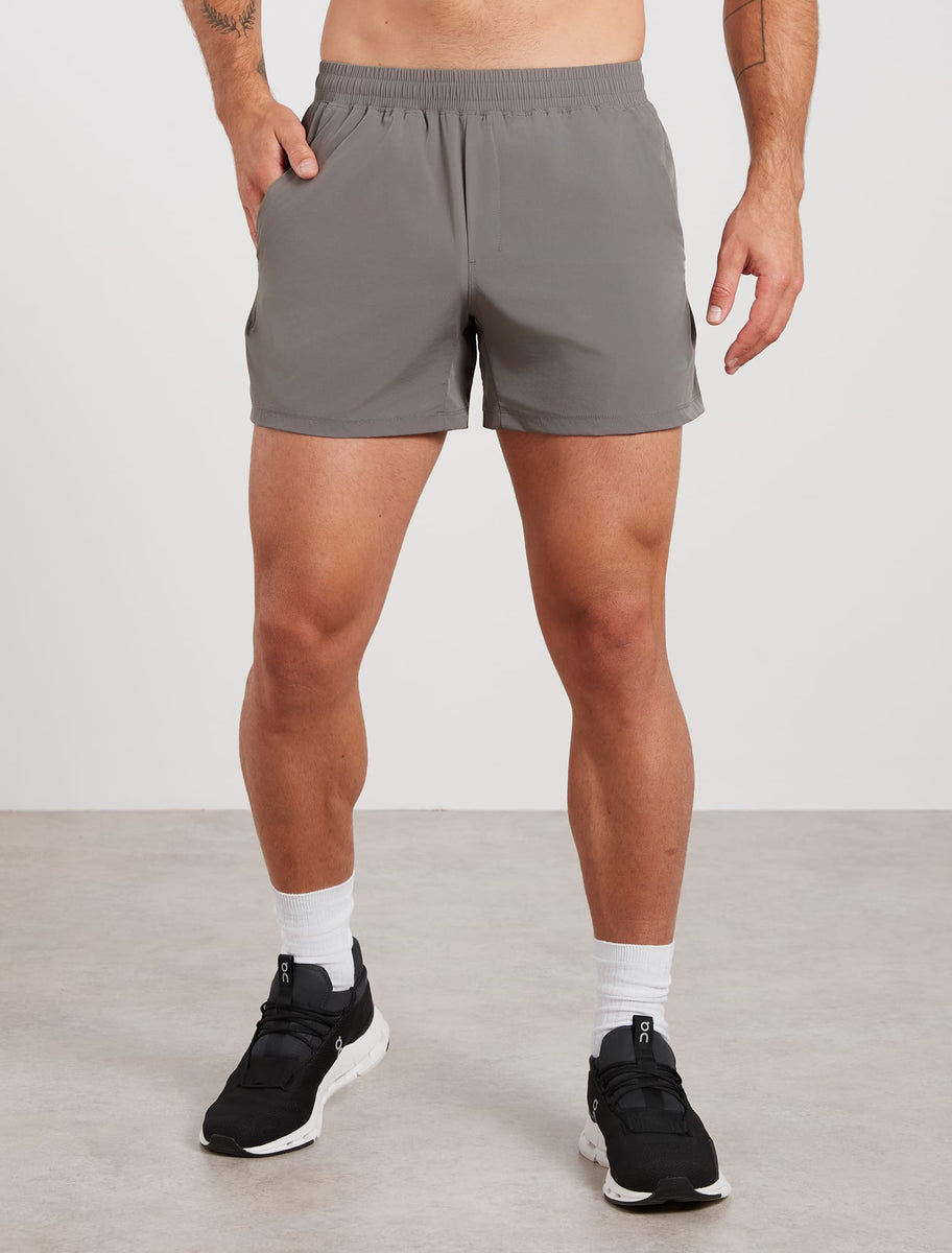 Training 5" Shorts | Light Grey | Pursue Fitness