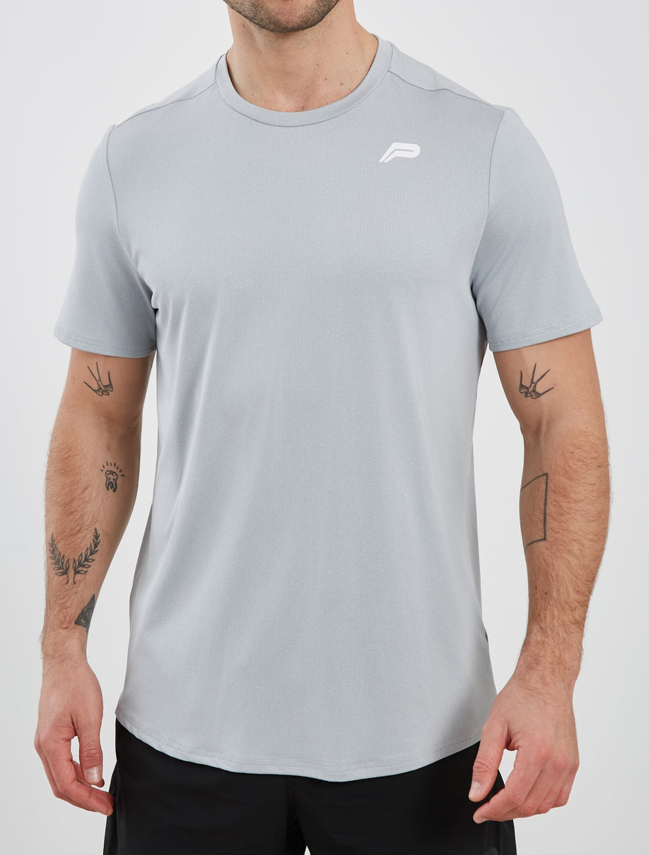 Training Relaxed Fit T-Shirt | Light Grey | Pursue Fitness